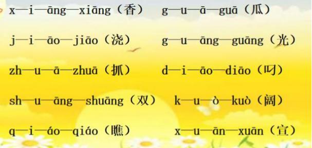 拼音jiao与jao的区别图标