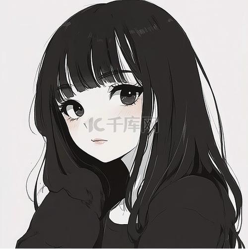 病态女生动漫头像图标