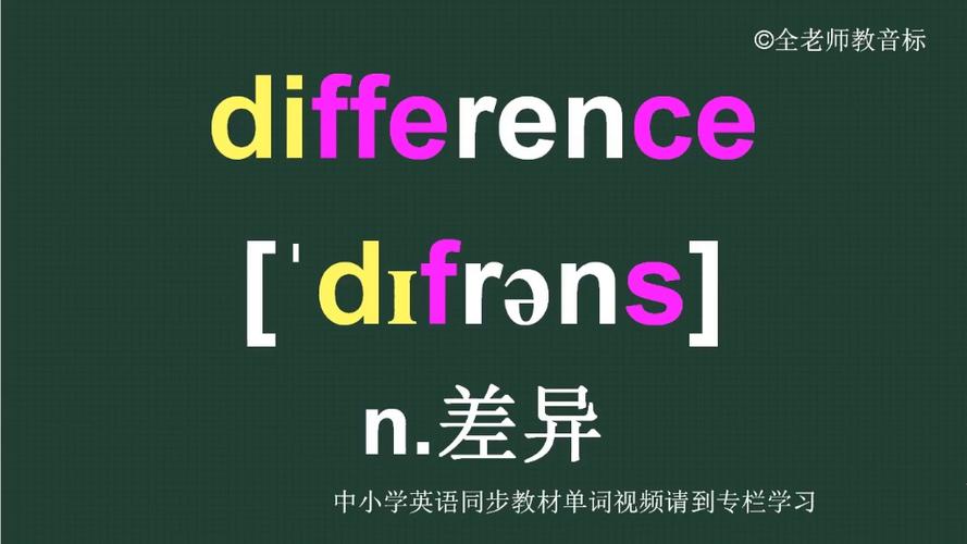 difference是什么意思翻译图标