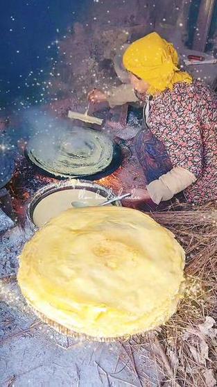 80年代农村做的老式煎饼图标