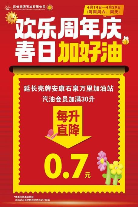 壳牌加油优惠日