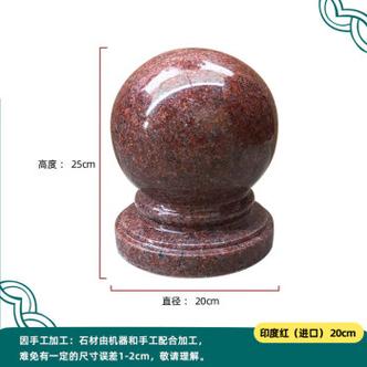 大门柱子顶放圆球风水图标