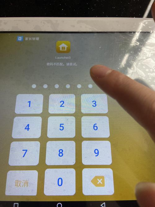 好记星恢复出厂设置后密码不对截图