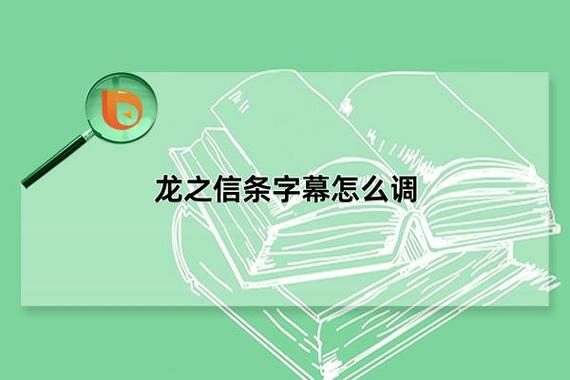 龙之信条字幕怎么开截图