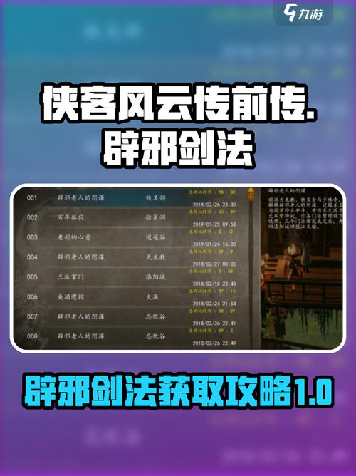 侠客风云传快速练剑法图标