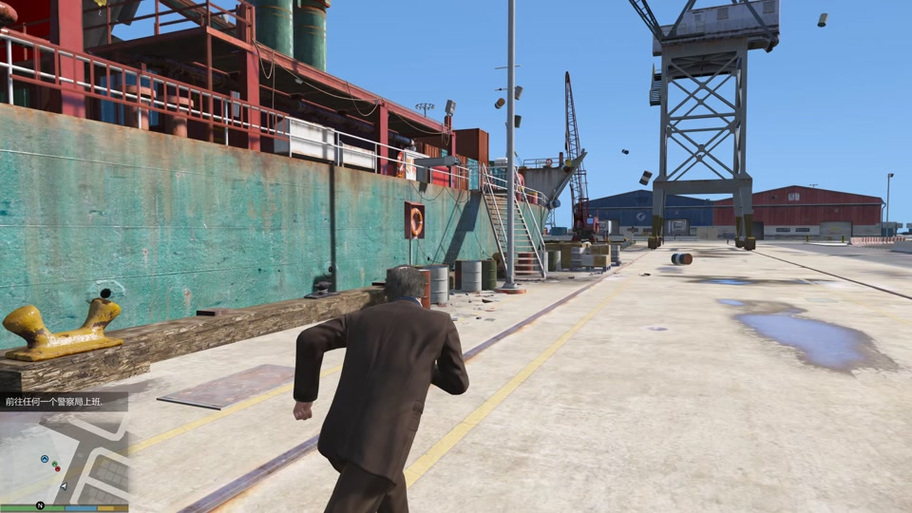 GTA5海水消失截图