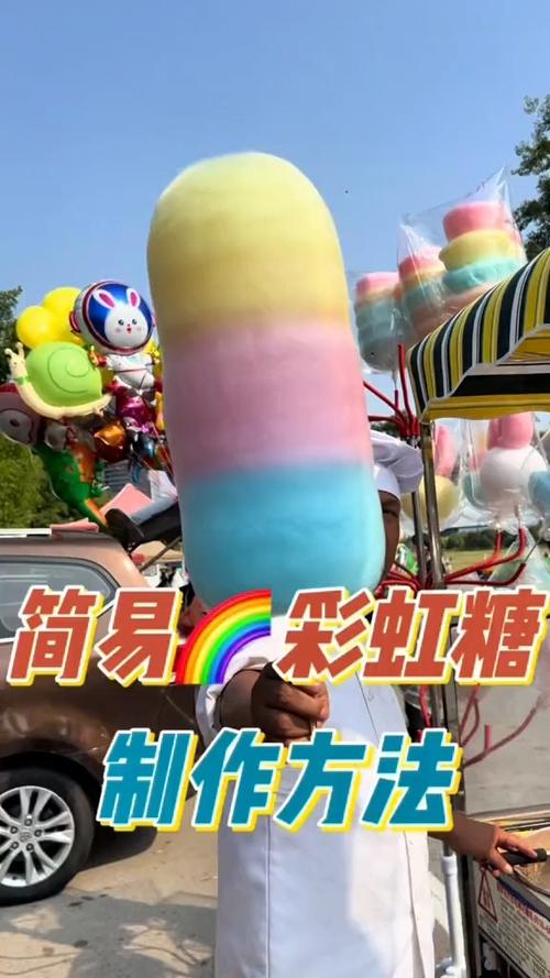 彩虹棉花糖制作方法图标