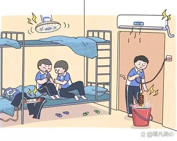 大学宿舍广告图标