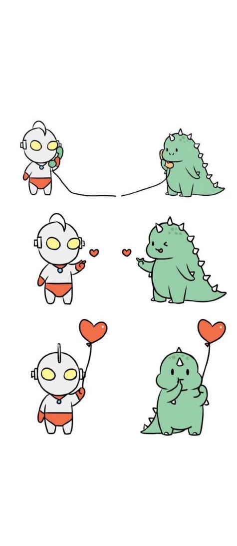 小奥特曼和小怪兽好朋友截图