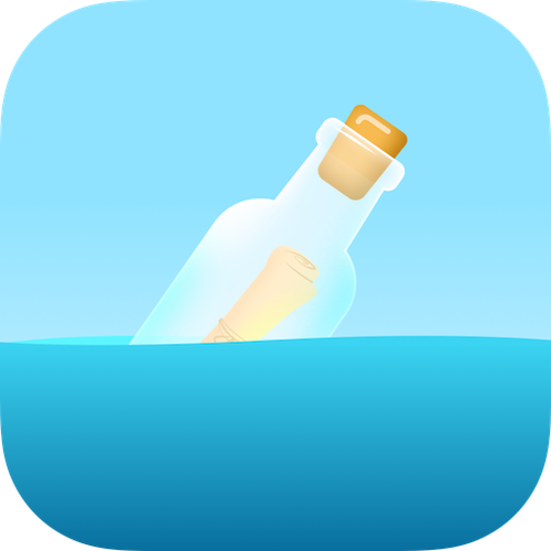 遇见漂流瓶旧版图标