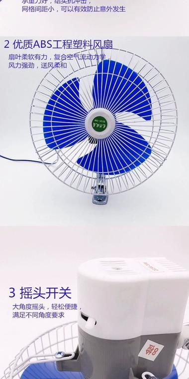 电风扇的分类和特点图标
