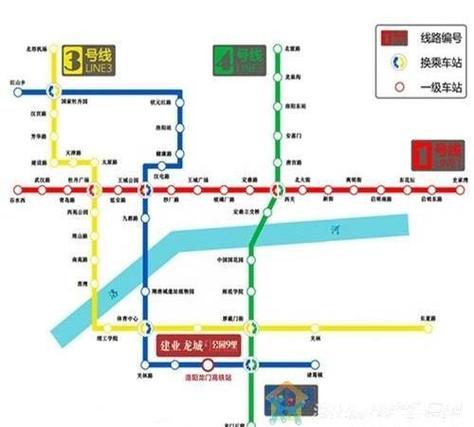 洛阳市3号线地铁规划图图标