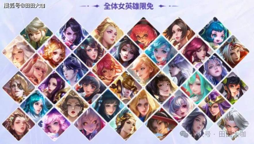 王者荣耀英雄免费领取图标