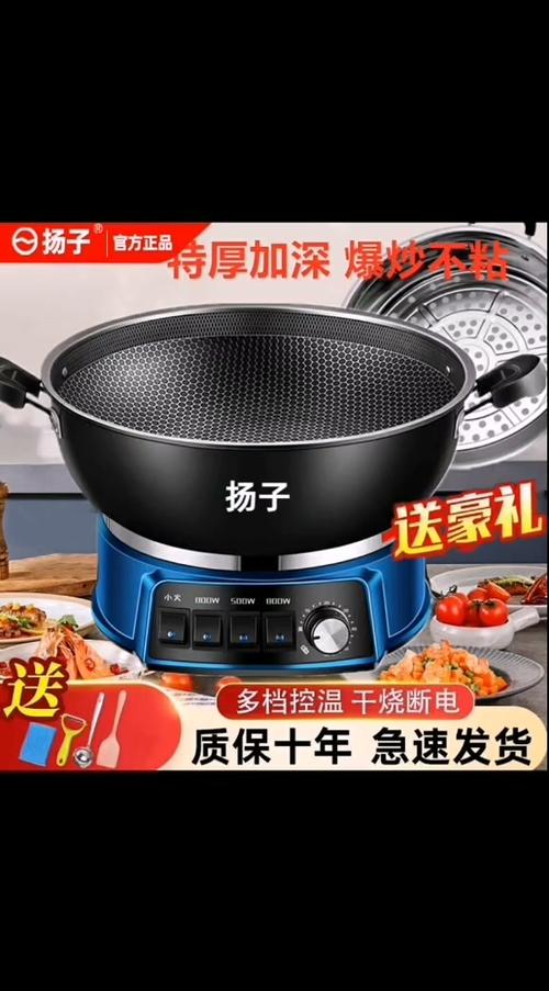 电炒锅炒菜蒸煮一体锅图标