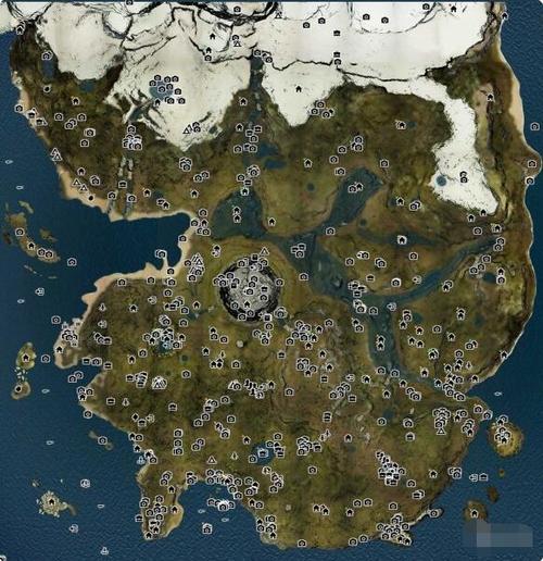 森林物品位置地图最新截图