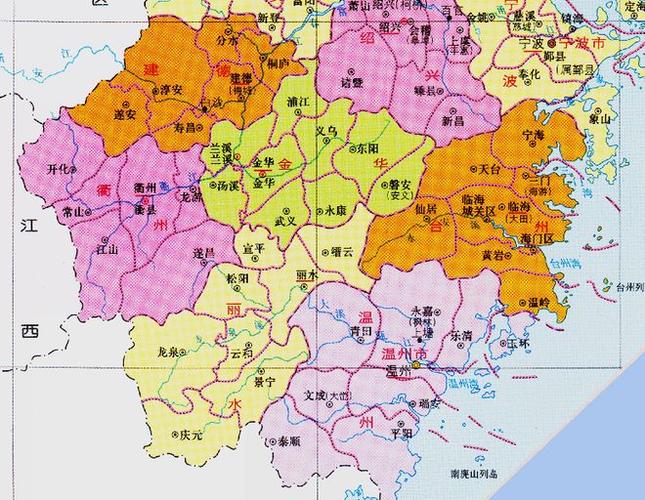 浙江省丽水市地图高清版大图图标