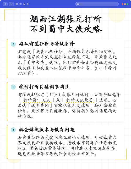 烟雨江湖张元打听不了图标