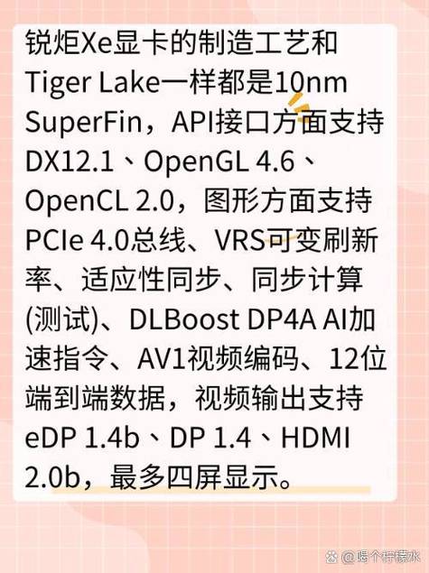 锐炬显卡相当什么显卡截图