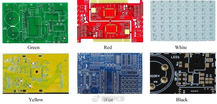 pcb不同颜色图标