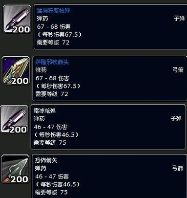 猎人40多级用什么箭截图