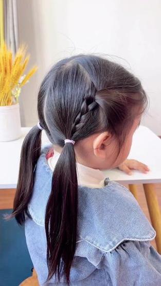儿童双马尾辫图标