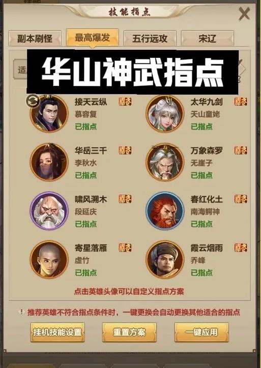 天龙八部峨眉指点方案图标