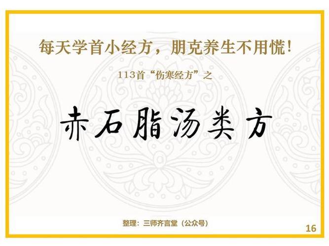 伤寒论经方113首方解图标