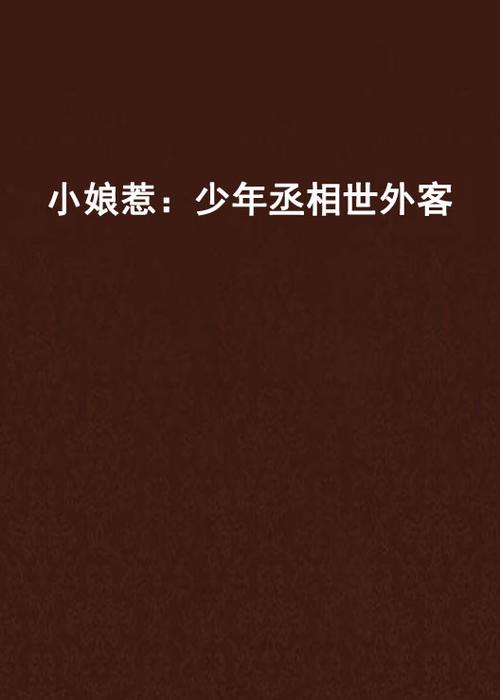 少年丞相世外客 小说