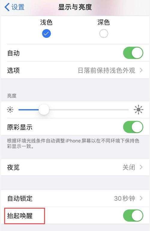 iphone的抬起唤醒是什么意思图标