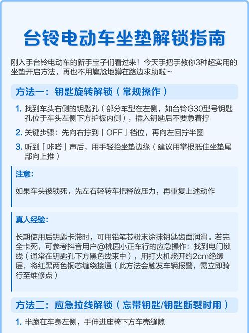 台铃电动车app怎么打开坐垫图标