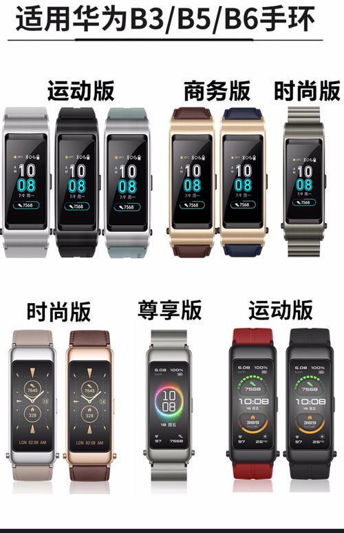 b3手环和b5手环有什么区别图标