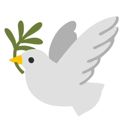 白鸽表情符号截图