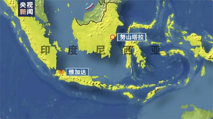 印度尼西亚地图