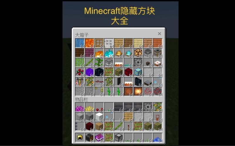 我的世界指定放置方块截图