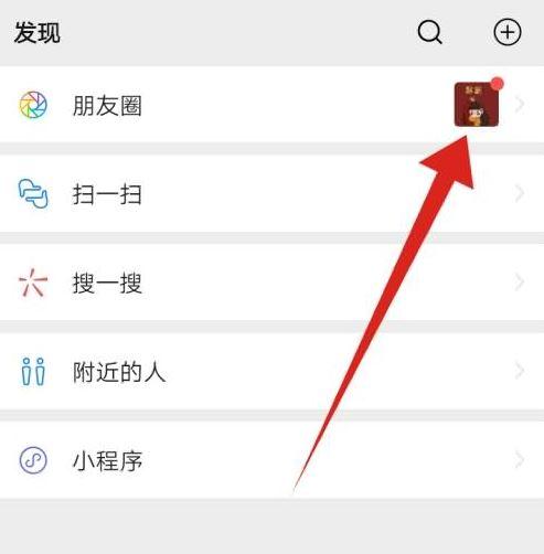 单独设置某人朋友圈提醒图标