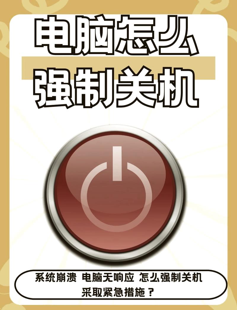 电脑强制关机怎么关图标