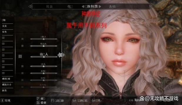 上古卷轴5捏脸f5图标