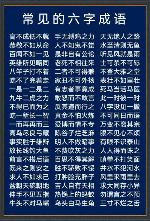 六的成语大全100个图标