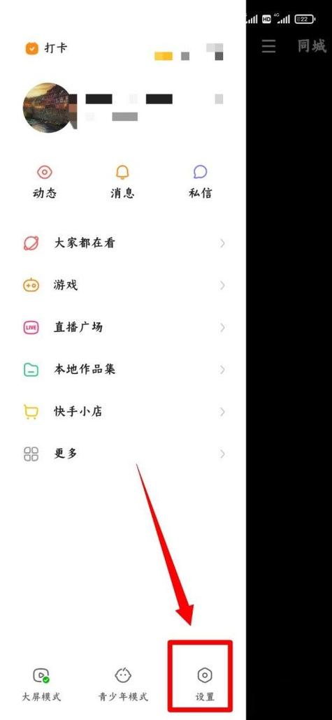 快手人脸识别怎么开隐私图标