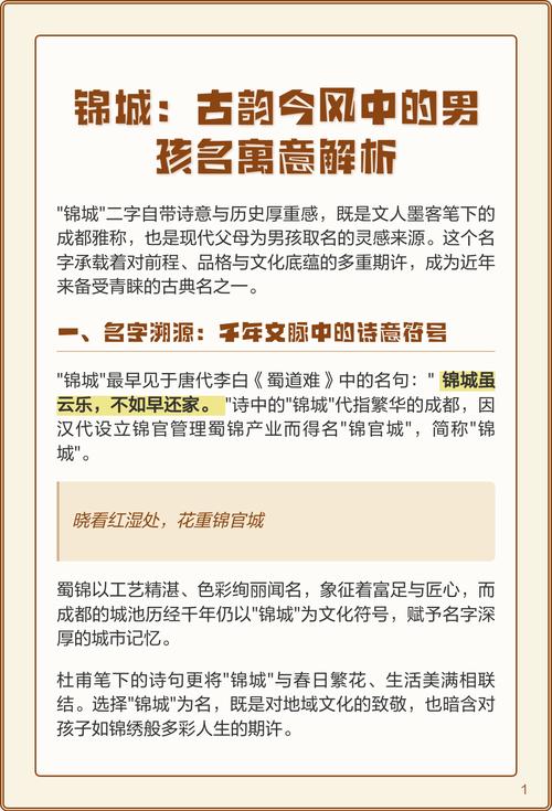 名字叫锦城寓意图标