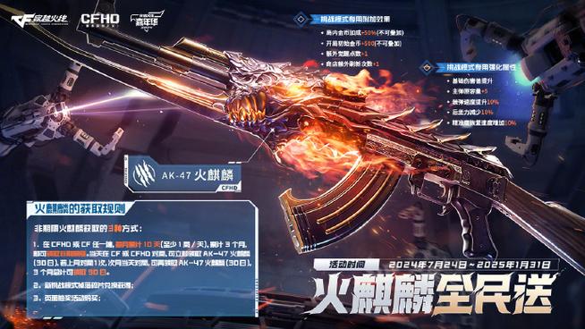 穿越火线免费领取英雄武器永久截图