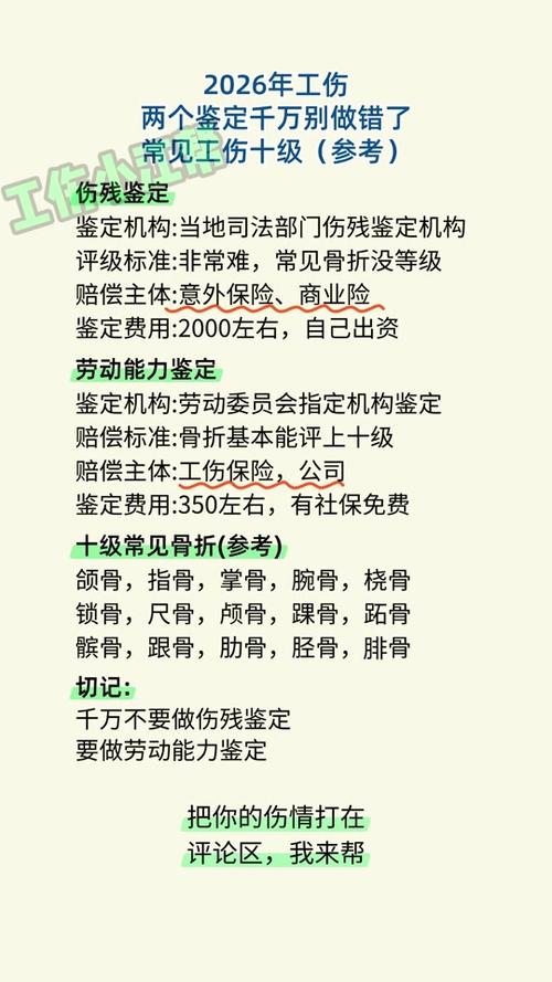 1—10级伤残鉴定标准表图标