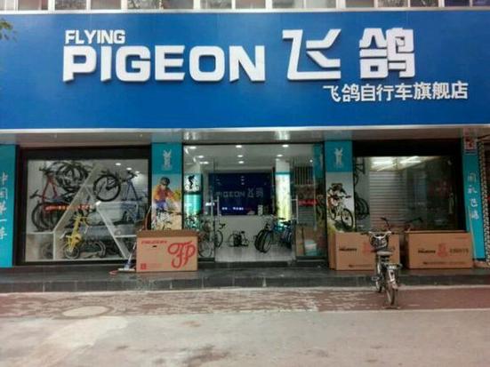 飞鸽自行车专卖店图标