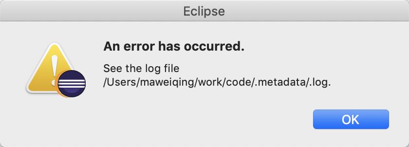eclipse的启动问题图标