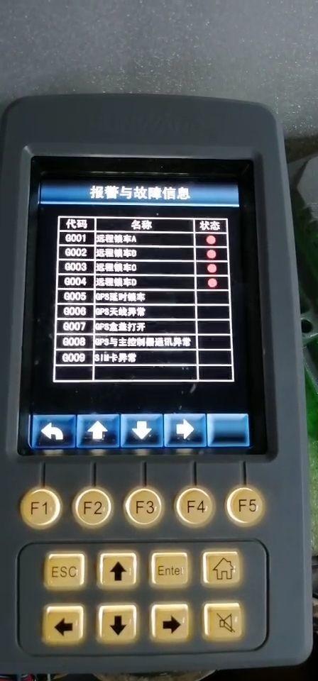 山河智能挖机仪表六位数密码图标