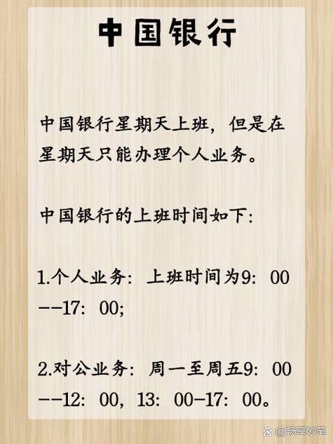中国银行周六周日上班吗图标