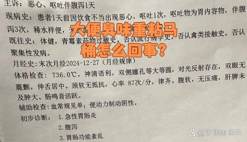 拉屎很臭很黏是什么原因引起的截图