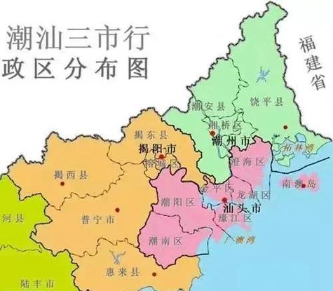 潮南区地图图标