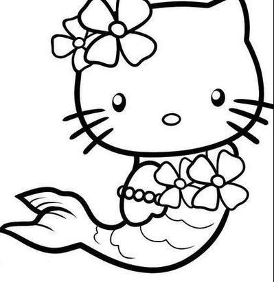hello kitty猫简笔画截图