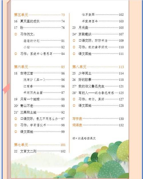 课课通六年级电子课本图标